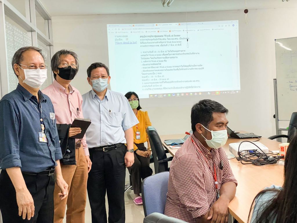 KMUTT president visited the KMUTT community - Sustainability @ KMUTT