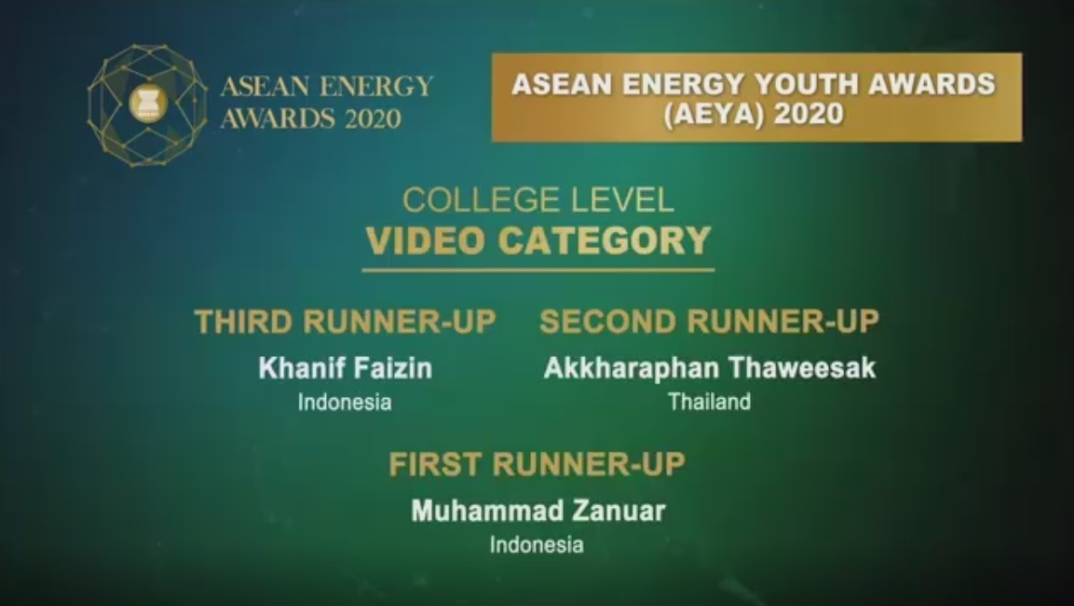 Student Group “Green Heart” Won Second Runner-Up in ASEAN Energy Youth ...