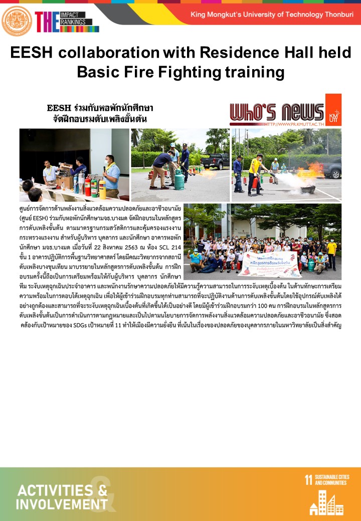 SDG 11: Sustainable Cities and Communities – Sustainability @ KMUTT