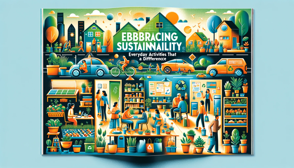 Embracing Sustainability: Everyday Activities that Make a Difference ...