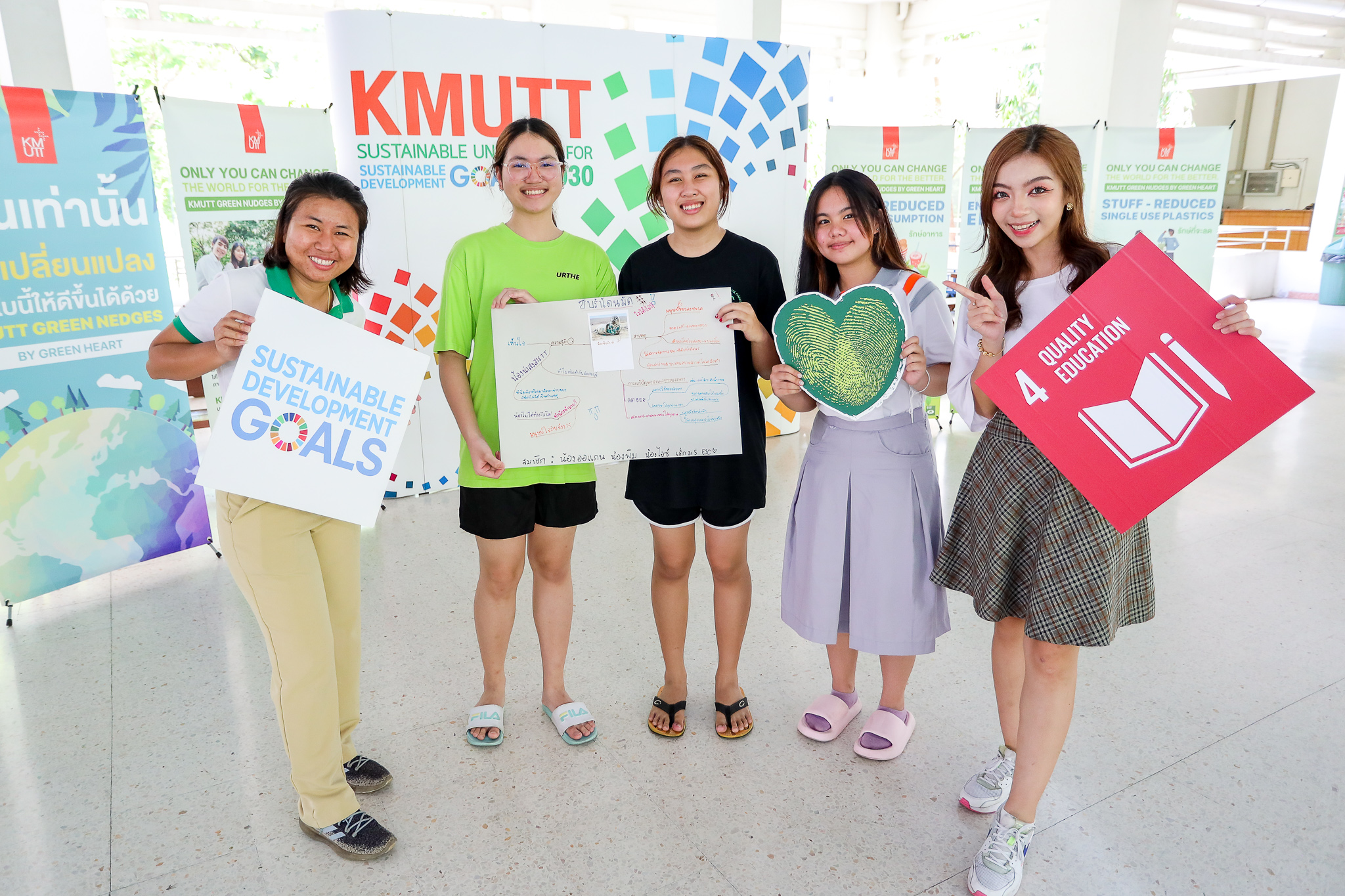 KMUTT Green Nudges Road Show at KMUTT Bang Khun Thian - Sustainability ...