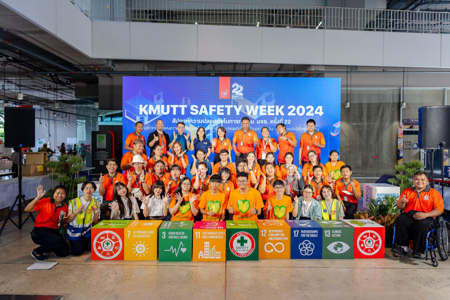KMUTT Hosts the 22nd Annual Safety Week: Sustainable Happy Healthy and Safety Campus : Road ...